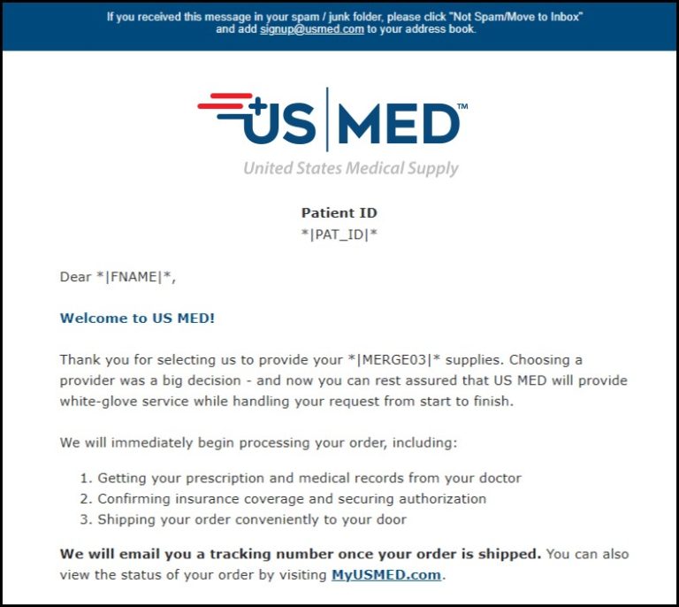 MyUSMED Customer Portal | US MED